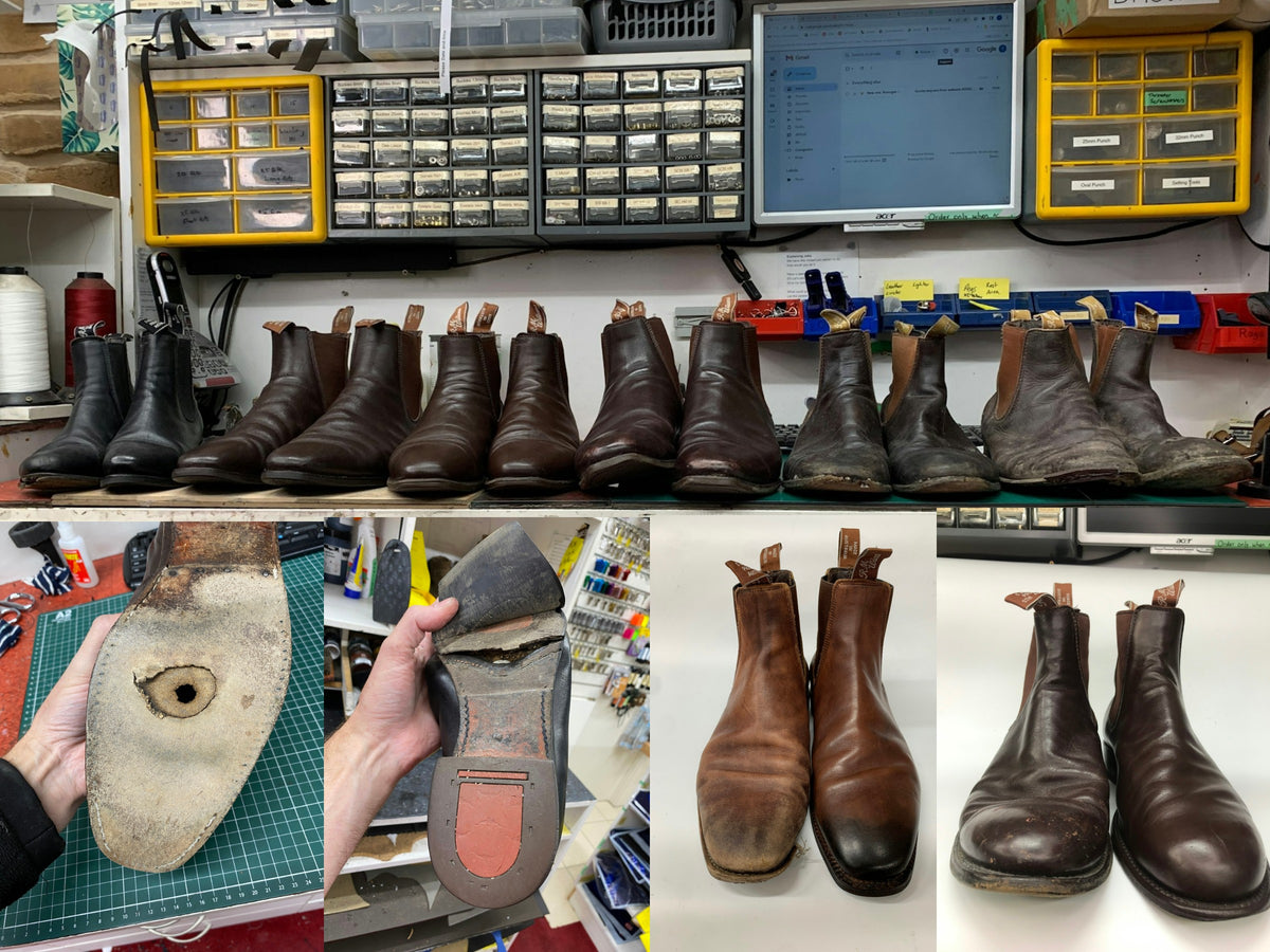 How many times can R.M. Williams be resoled? – Shane's Shoe Repairs