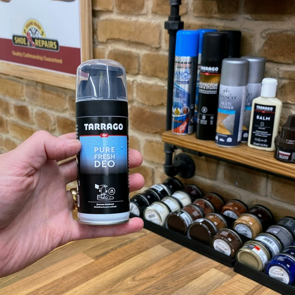 Tarrago Pure Fresh Deo Spray 100ml Freshness for Shoes, Boots,Sandals ...